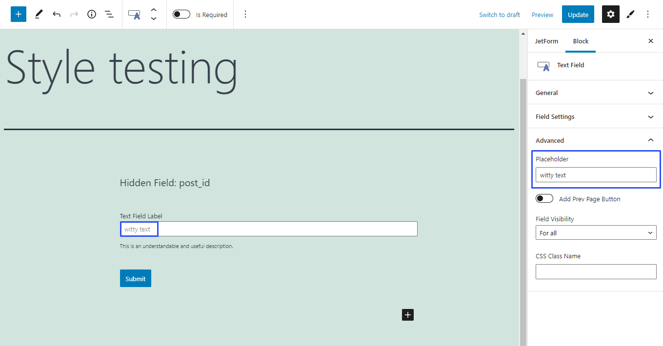 JetFormBuilder Plugin: Looking Through Advanced Settings | Crocoblock JetFormBuilder Plugin: Looking Through Advanced Settings | Crocoblock