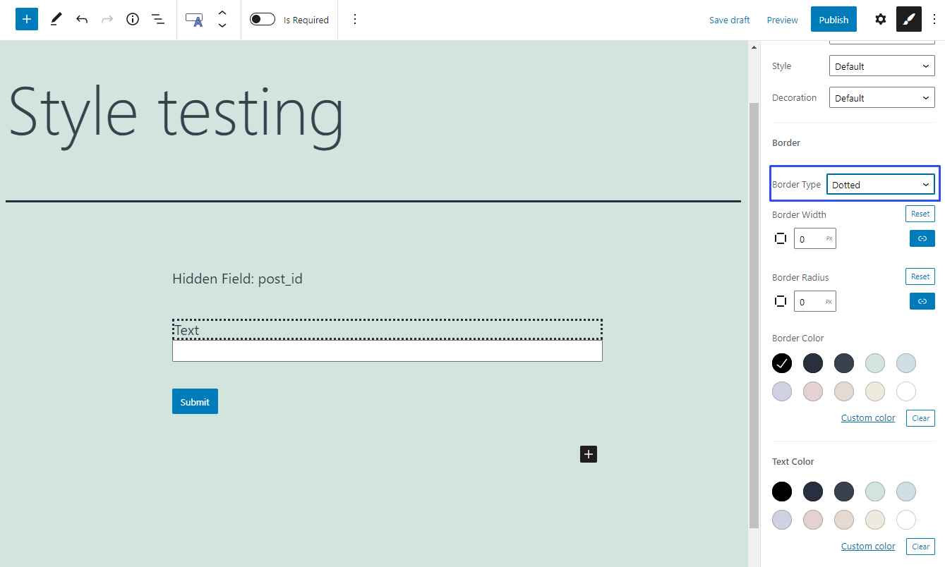 JetFormBuilder: Border Settings Overview | Crocoblock