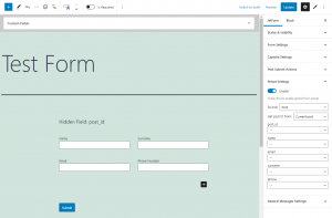 Preset Settings | FormBuilder