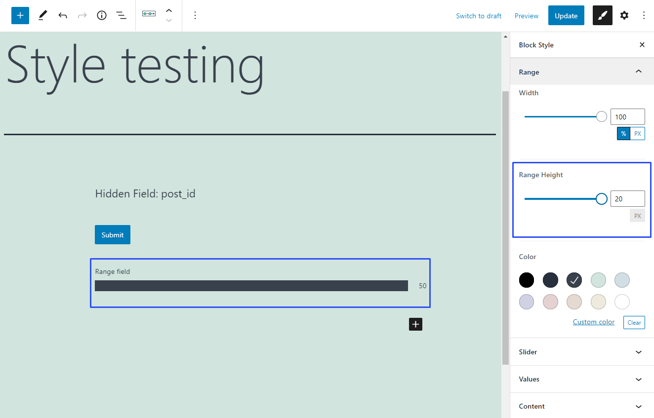 JetFormBuilder: Range Height Settings Overview | Crocoblock