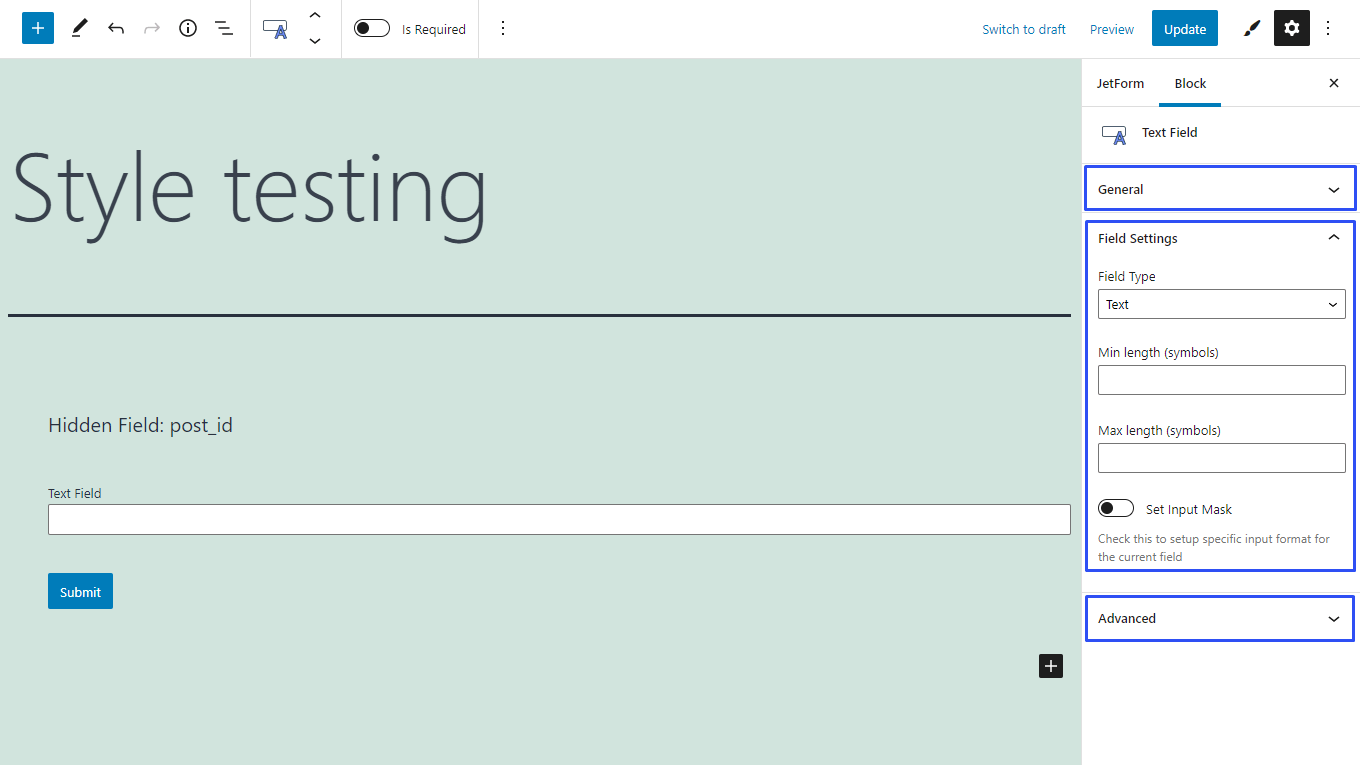JetFormBuilder: Text Field Overview | Crocoblock