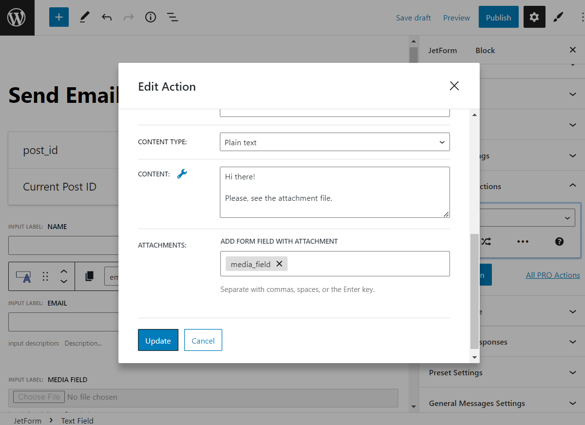 JetFormBuilder: Setting Up Email Sending | Crocoblock