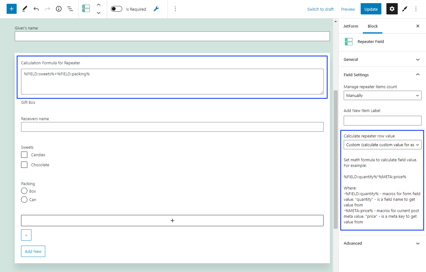 JetFormBuilder Plugin: Combining Repeater & Calculated Fields | Crocoblock JetFormBuilder Plugin: Combining Repeater & Calculated Fields | Crocoblock