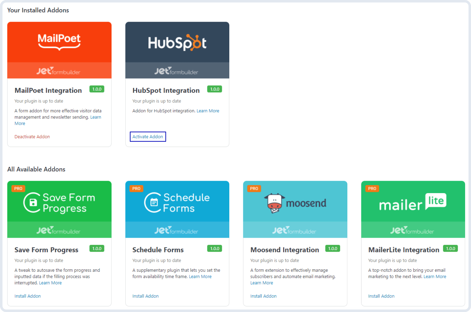 HubSpot – JetFormBuilder Pro Addon | Crocoblock