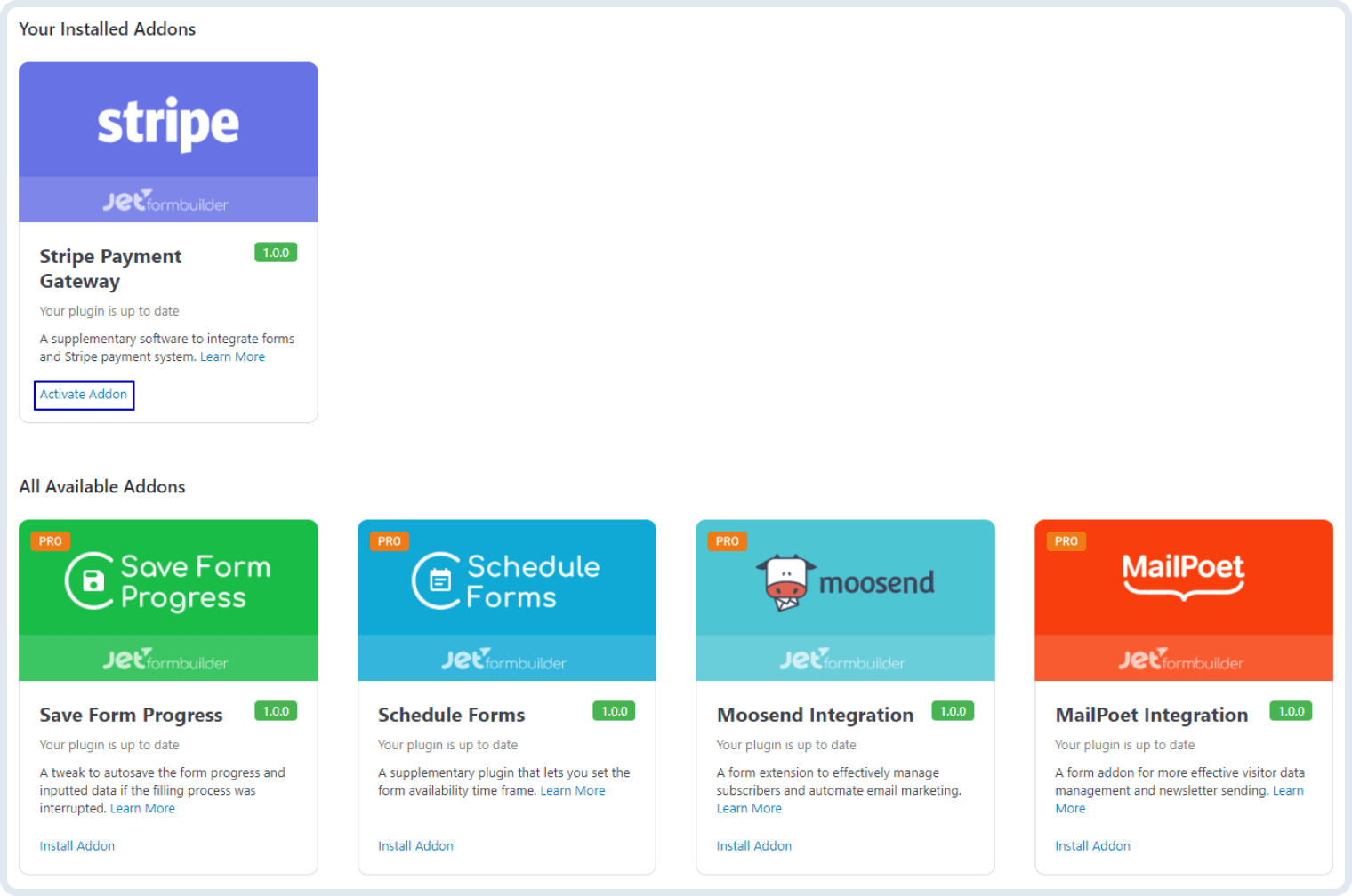 Stripe Payments – JetFormBuilder Pro Addon | Crocoblock