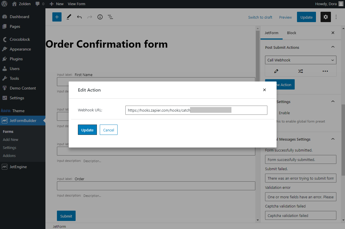 Jetformbuilder Plugin Sending Sms After Form Submission Crocoblock