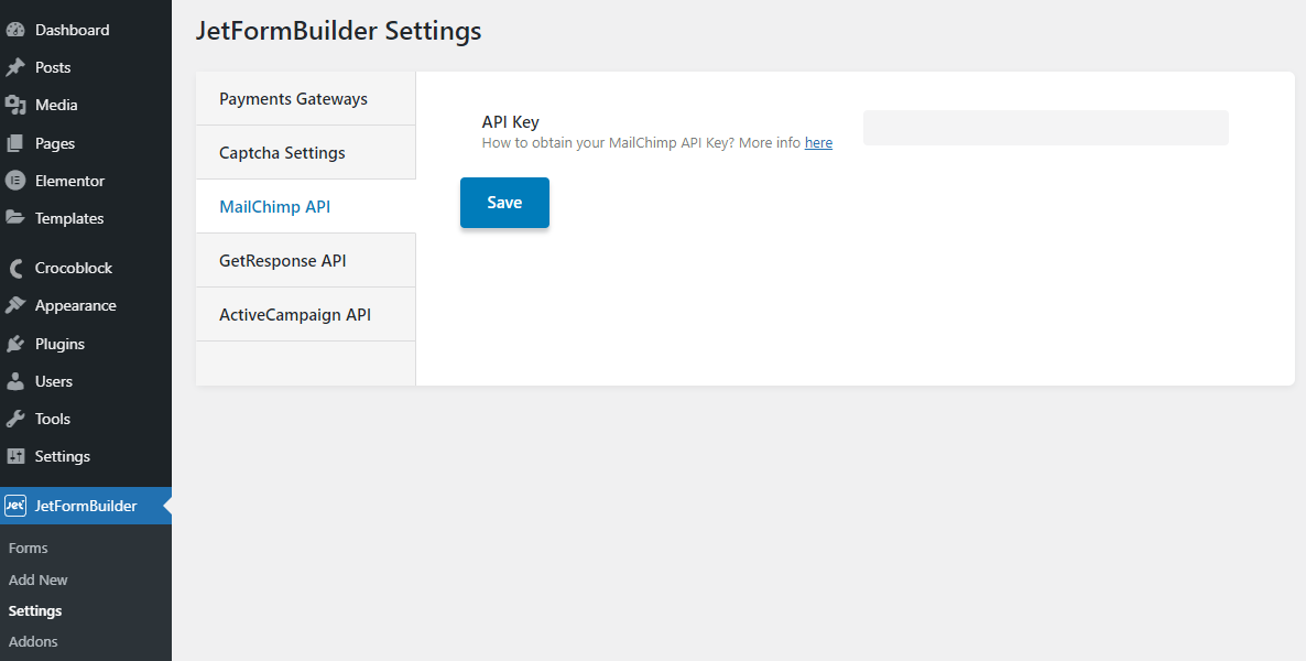 How To Create A Mailchimp Subscribe Form Formbuilder