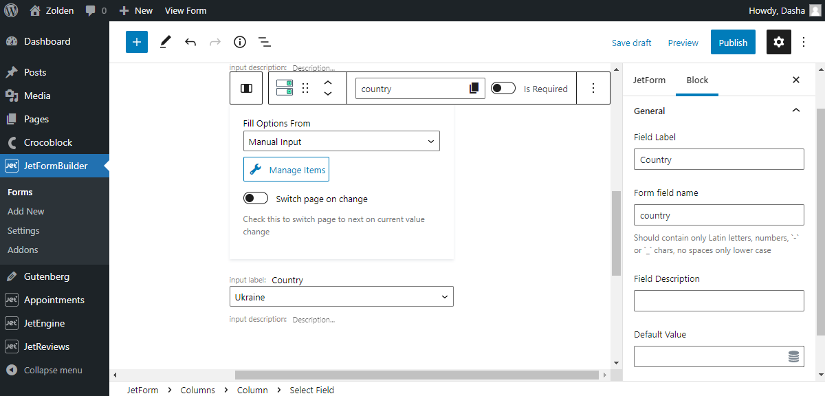 Jetformbuilder Plugin Wordpress Register Form Creation Crocoblock
