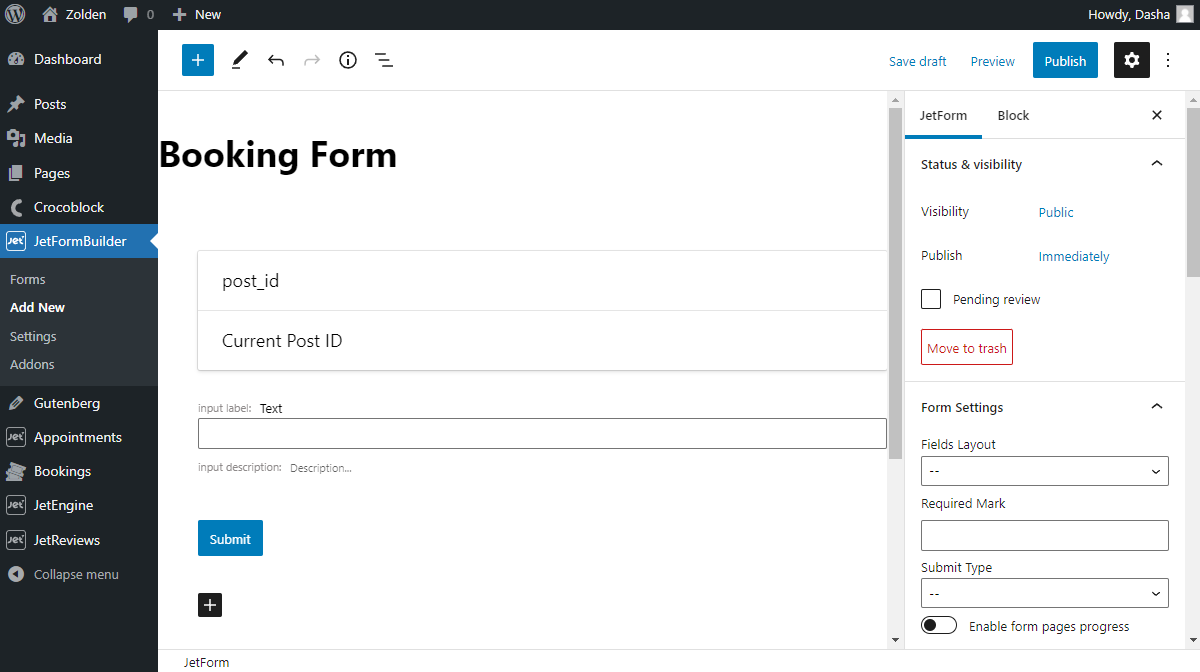 JetFormBuilder Plugin: WordPress Booking Form Creation | Crocoblock