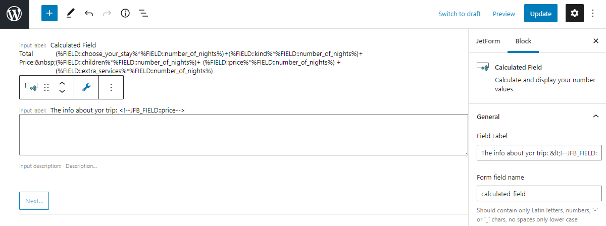JetFormBuilder: Adding Global Form Macros to Buttons Block and Fields | Crocoblock