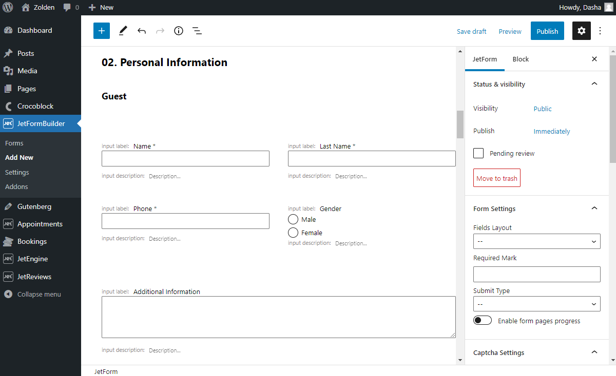 JetFormBuilder Plugin: WordPress Booking Form Creation | Crocoblock