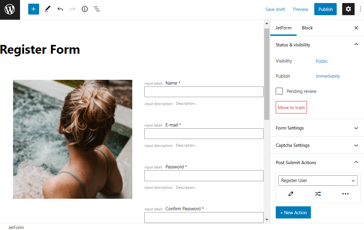 JetFormBuilder: Register User Action Overview | Crocoblock