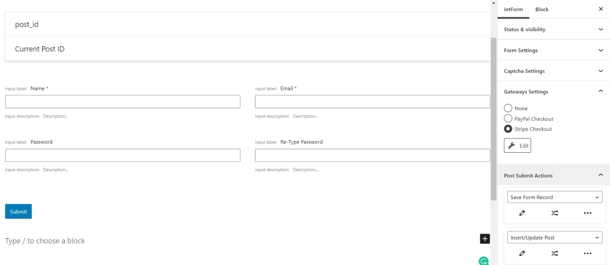 How to Create a Stripe Payment Form Using Pro Addon | Crocoblock
