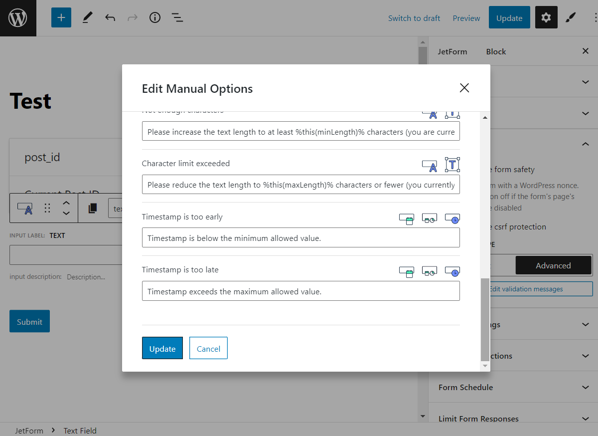 Advanced Form Validation | FormBuilder