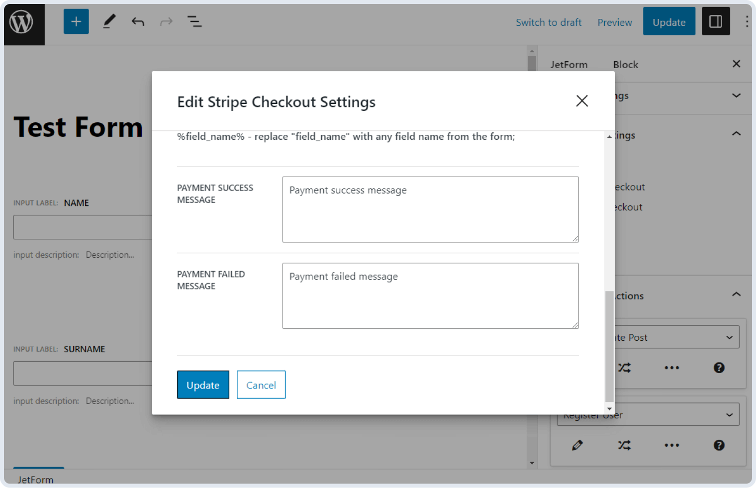 Stripe Payments – JetFormBuilder Pro Addon | Crocoblock