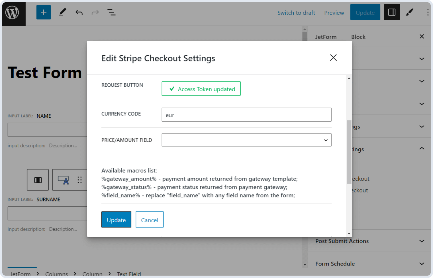 Stripe Payments – JetFormBuilder Pro Addon | Crocoblock