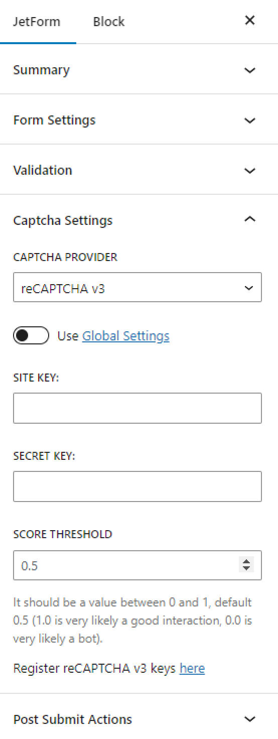 How to Set ReCaptcha Anti-Spam Protection in a Form | Crocoblock