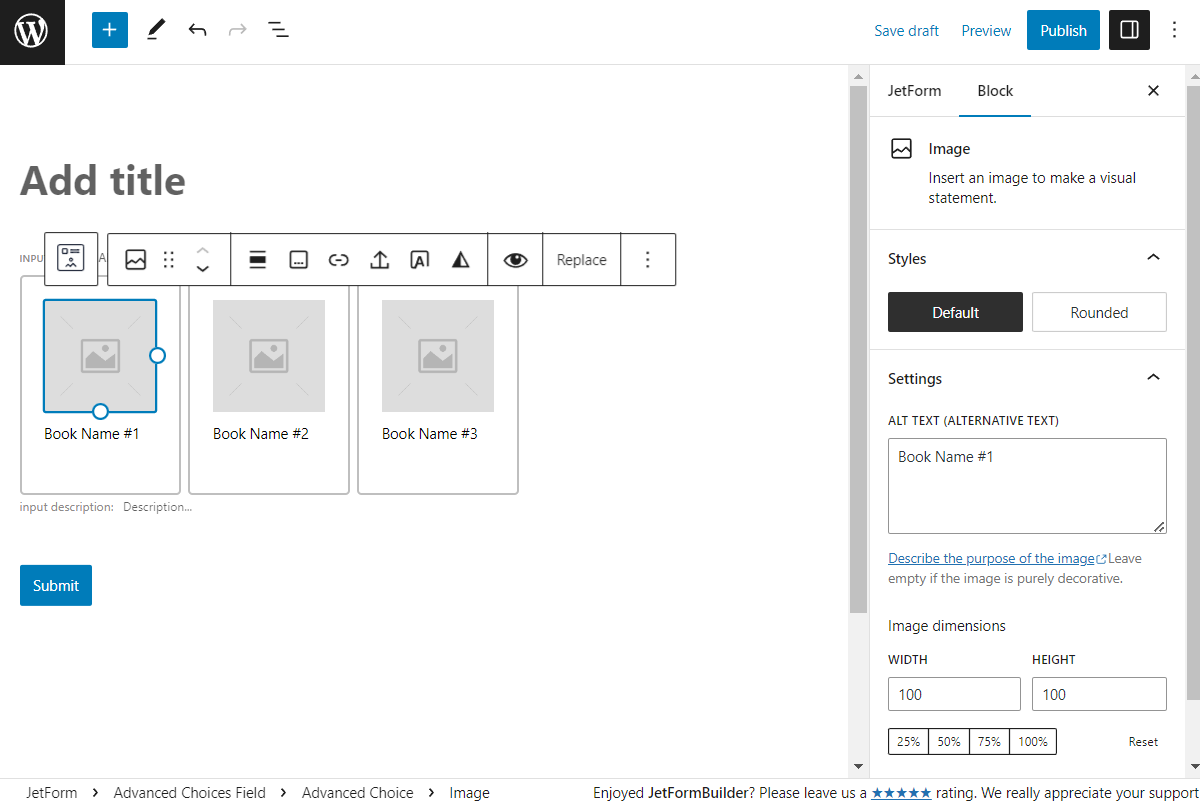 Advanced Choices Field Block Overview — JetFormBuilder | Crocoblock