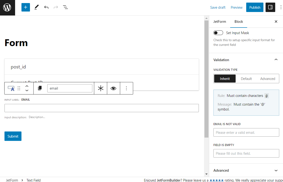 Advanced Form Validation – JetFormBuilder | Crocoblock