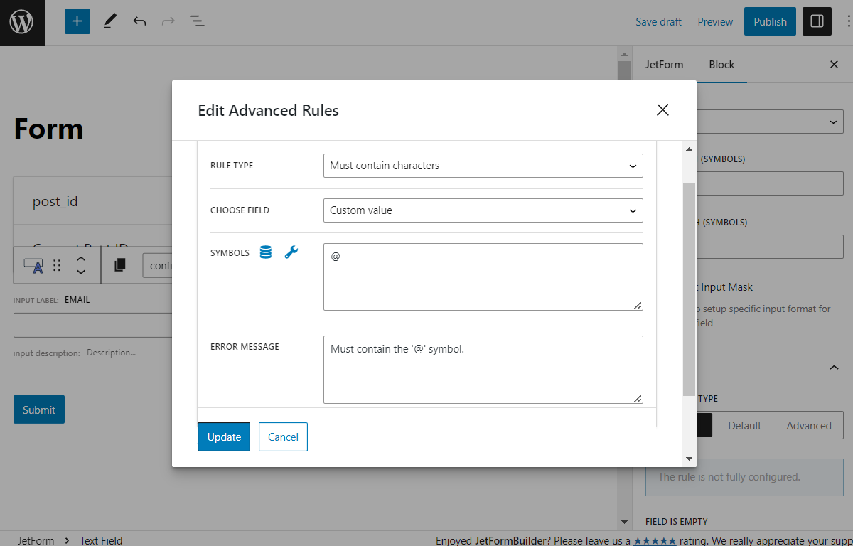 Advanced Form Validation – JetFormBuilder | Crocoblock