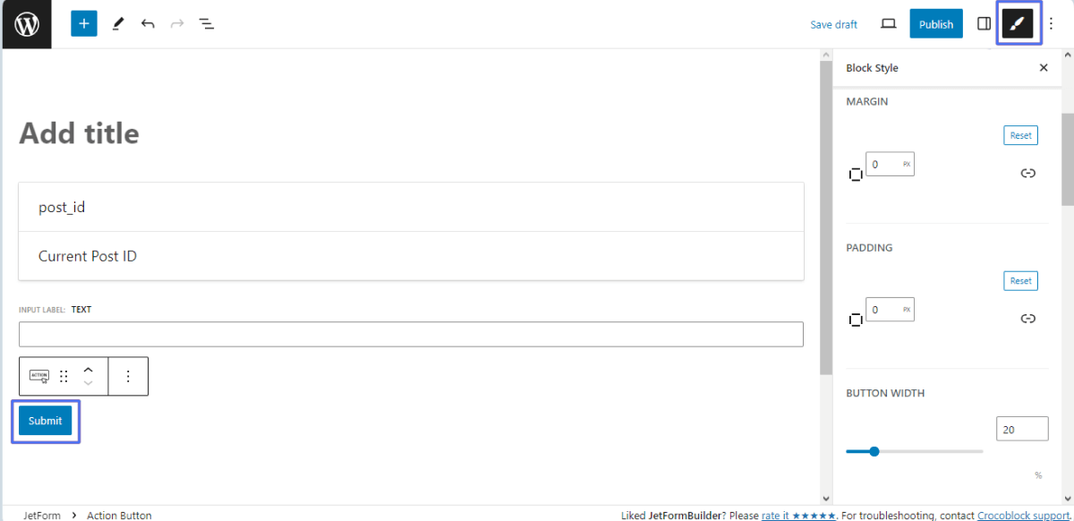 JetFormBuilder: Submit Field Overview | Crocoblock
