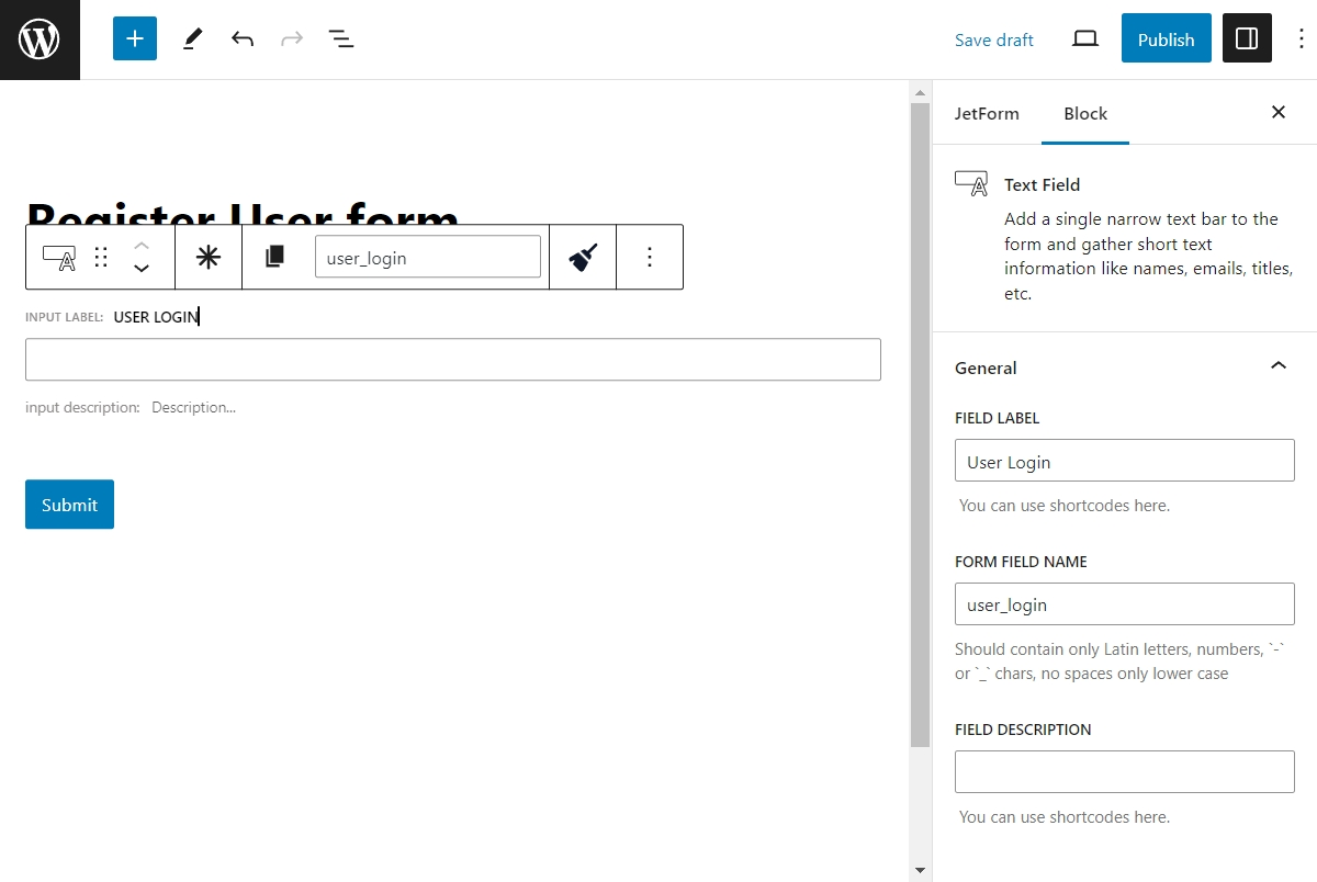 Register Form — JetFormBuilder | Crocoblock