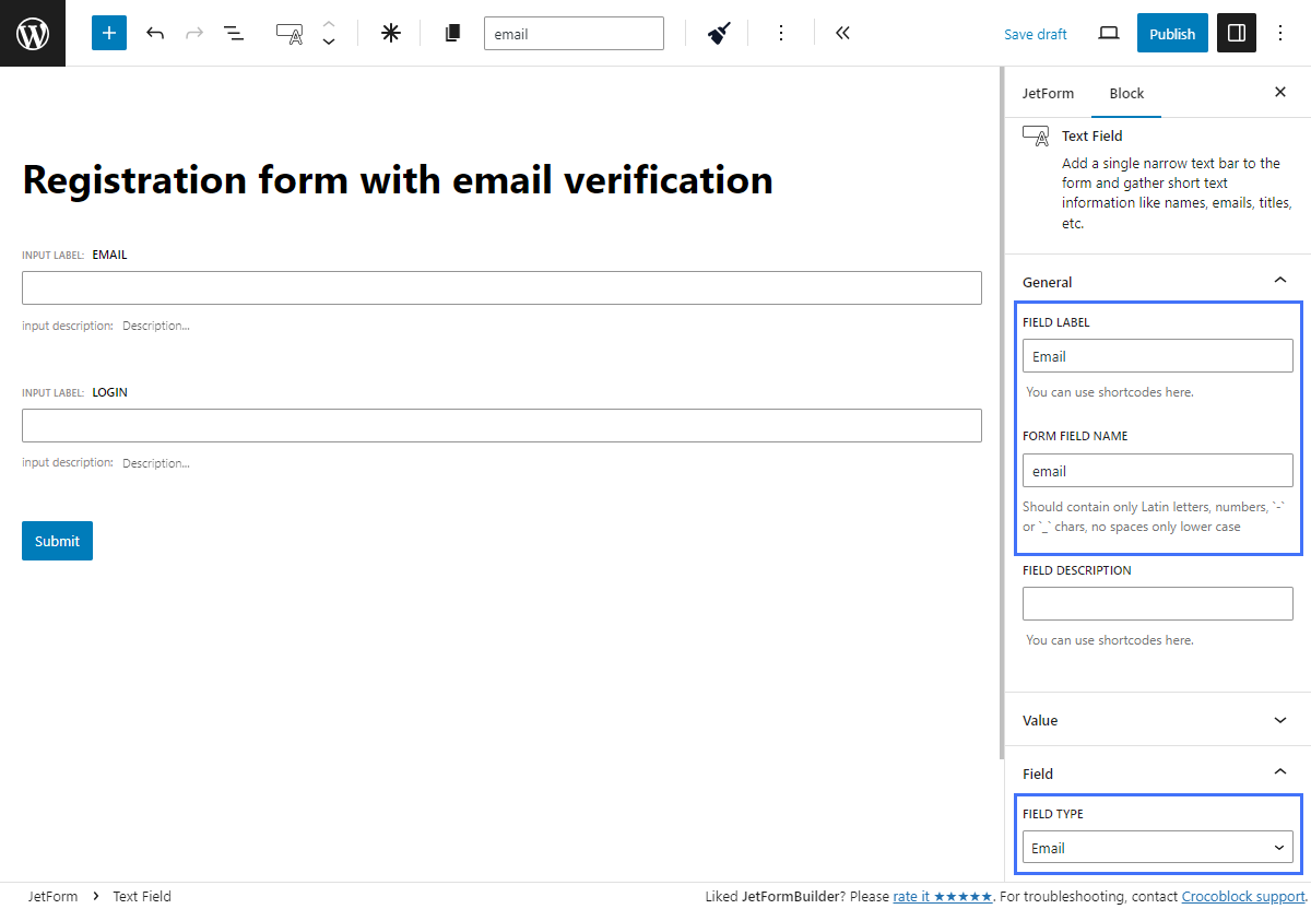 How to Verify Users by Email Before Registration — JetFormBuilder | Crocoblock