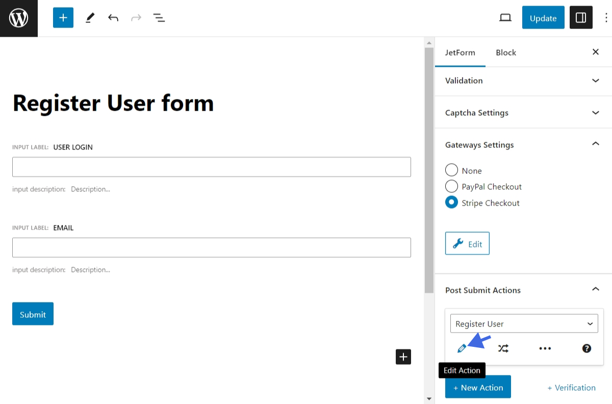 Register Form — JetFormBuilder | Crocoblock