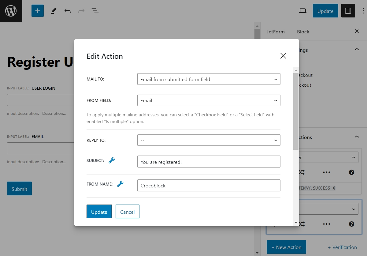 Register Form — JetFormBuilder | Crocoblock
