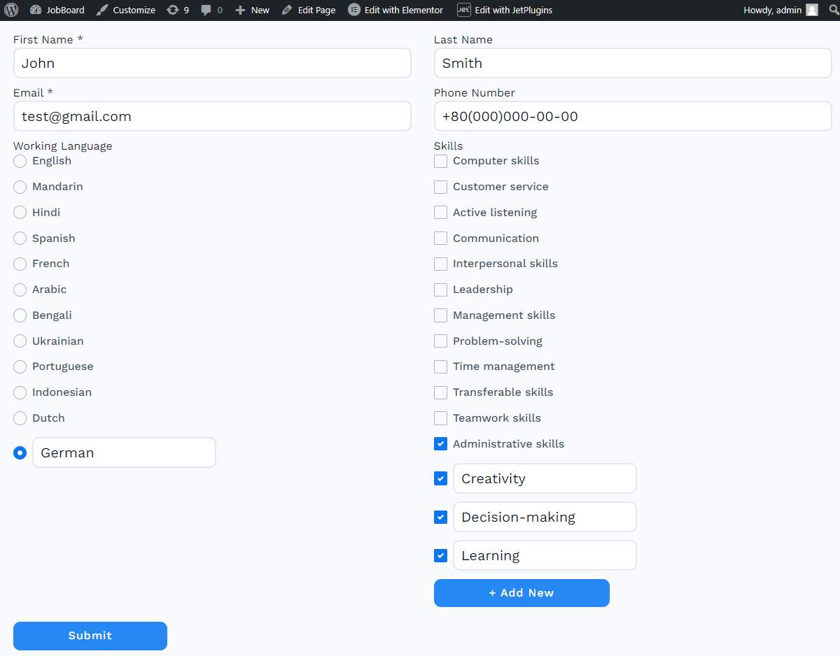 How To Use Allow Custom Feature For Checkbox And Radio Fields Crocoblock