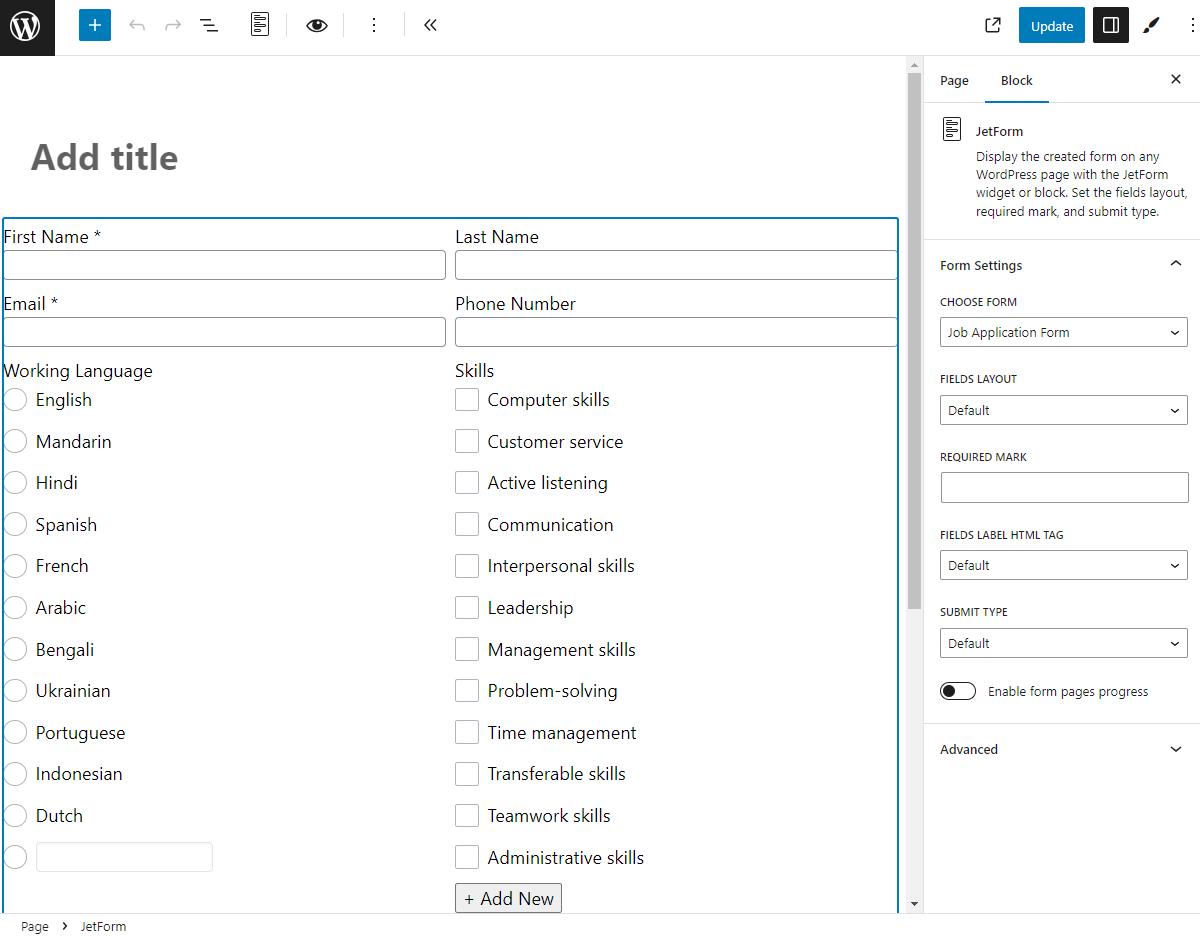 How To Use Allow Custom Feature For Checkbox And Radio Fields Crocoblock