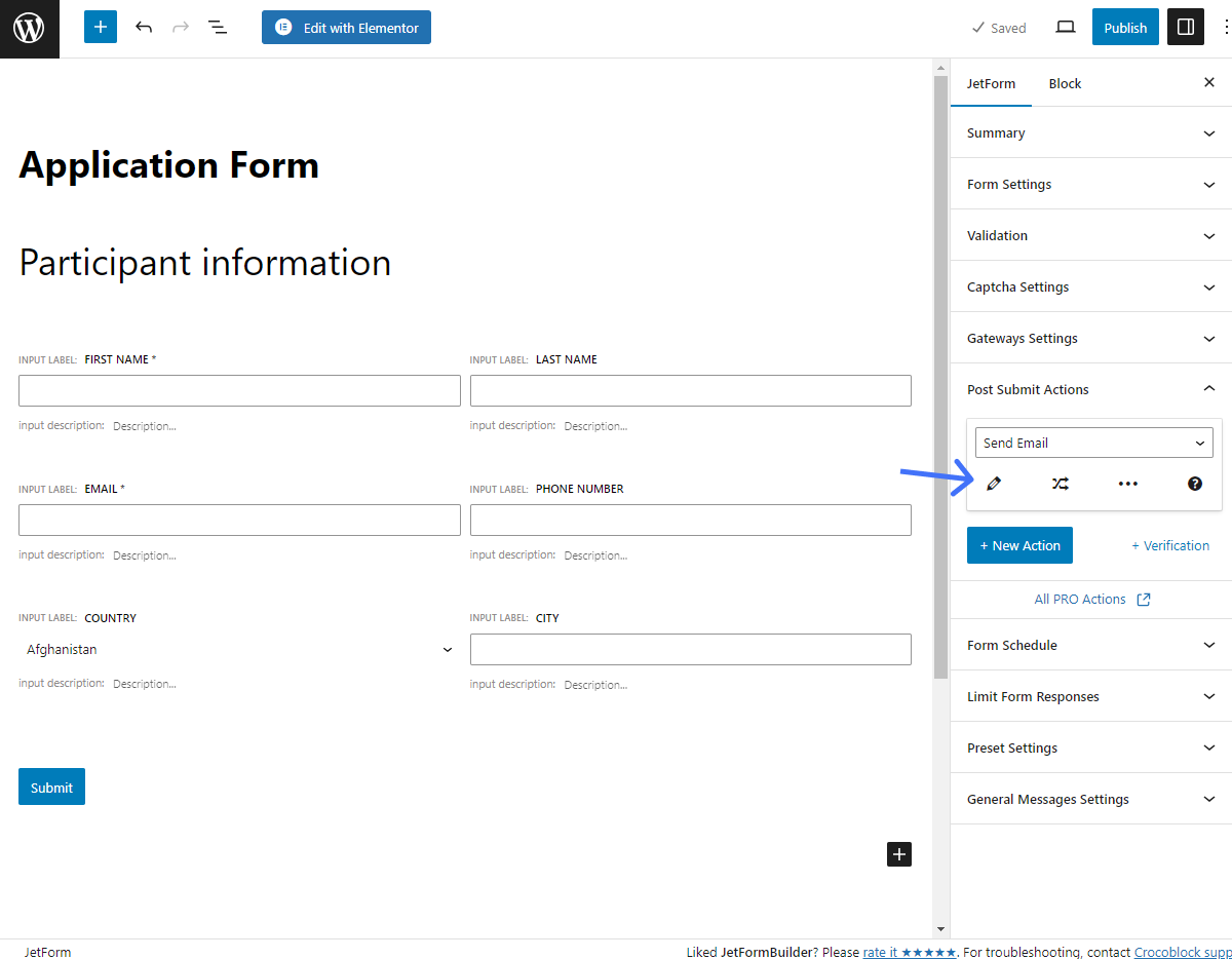 How To Add Countries To The Form Using Bulk Add Crocoblock