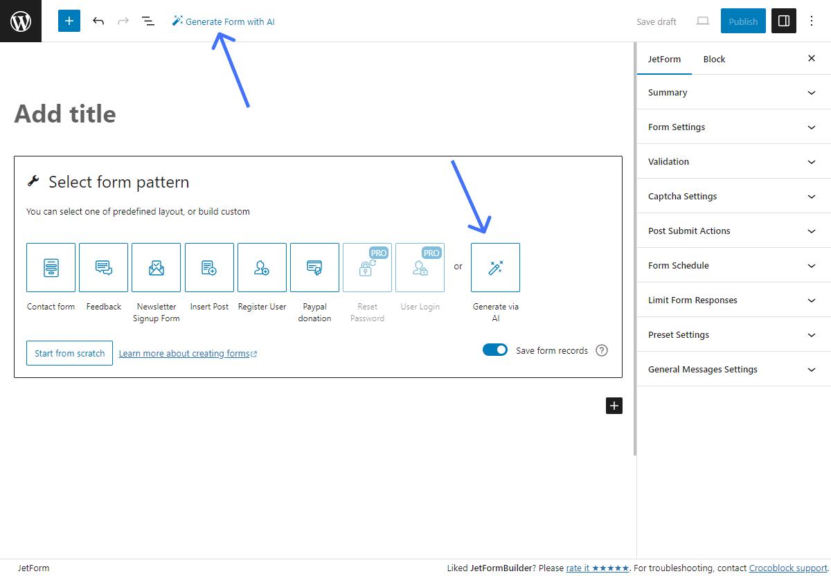 How to Generate Forms with Open AI | Crocoblock