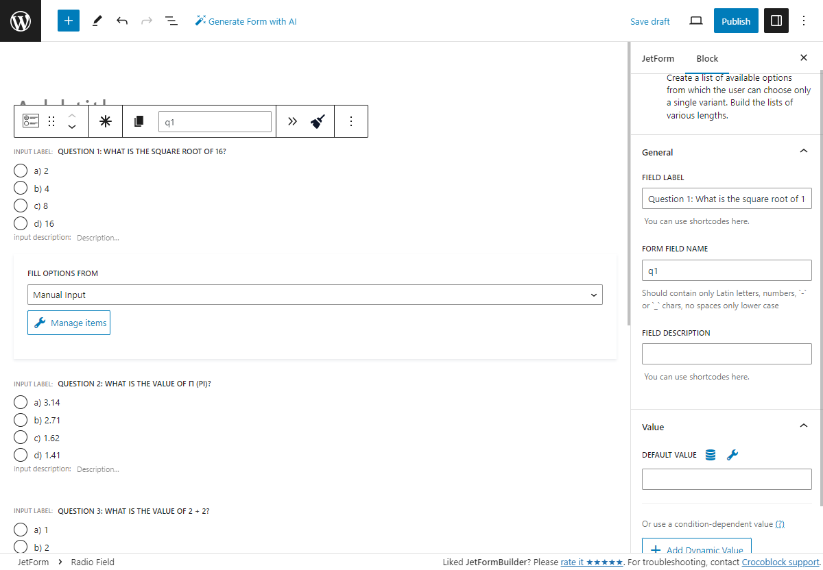 How to Generate Forms with Open AI | Crocoblock
