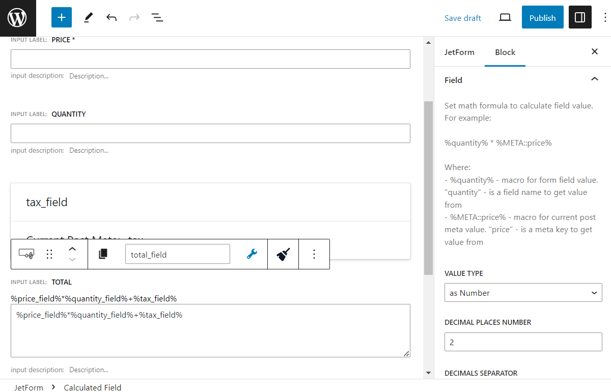 How to Use Hidden and Calculated Field Types — JetFormBuilder | Crocoblock