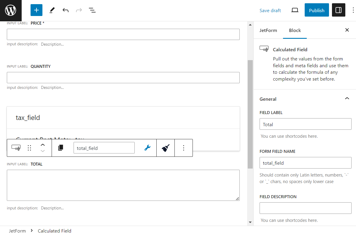 How to Use Hidden and Calculated Field Types — JetFormBuilder | Crocoblock