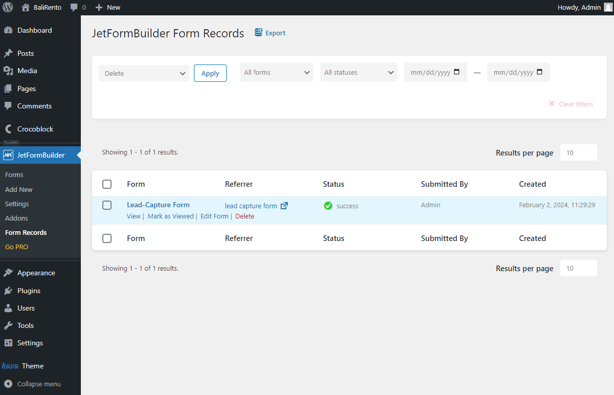 Lead-Capture Forms: Creating Lead Forms for WordPress — JetFormBuilder | Crocoblock