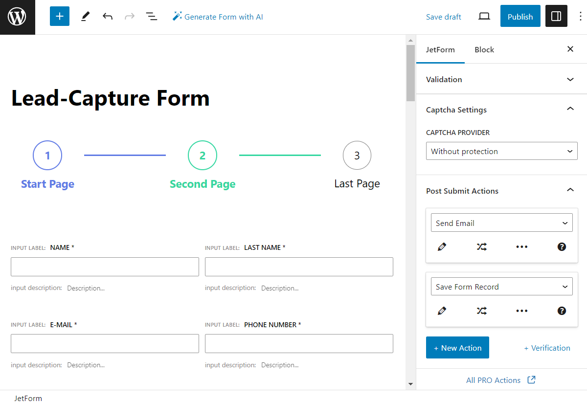 Lead Capture Forms Creating Lead Forms For Wordpress — Jetformbuilder