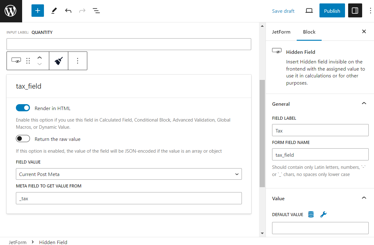 How to Use Hidden and Calculated Field Types — JetFormBuilder | Crocoblock