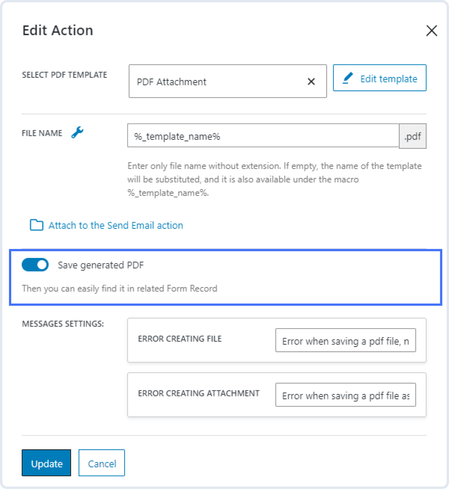 PDF Attachment for WordPress – JetFormBuilder Pro Addon | Crocoblock