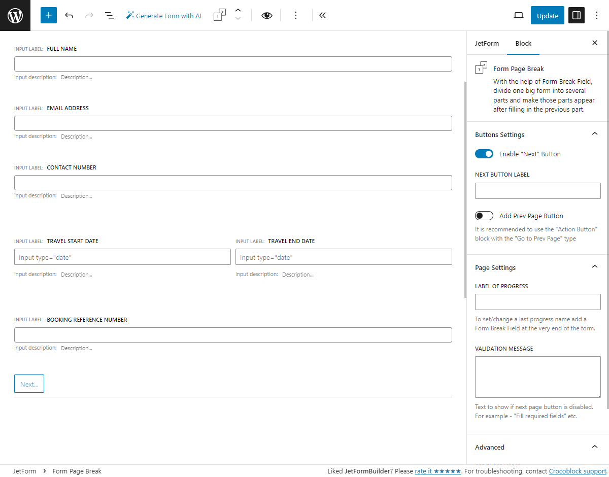 How to Create Evaluation Forms in WordPress — JetFormBuilder | Crocoblock