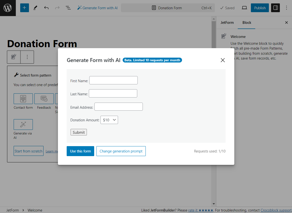 How to Create Donation Form — JetFormBuilder | Crocoblock