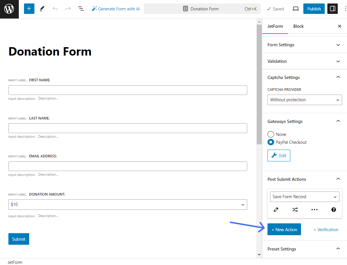 How to Create Donation Form — JetFormBuilder | Crocoblock