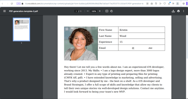 How to Generate PDF on Form Submission — JetFormBuilder | Crocoblock