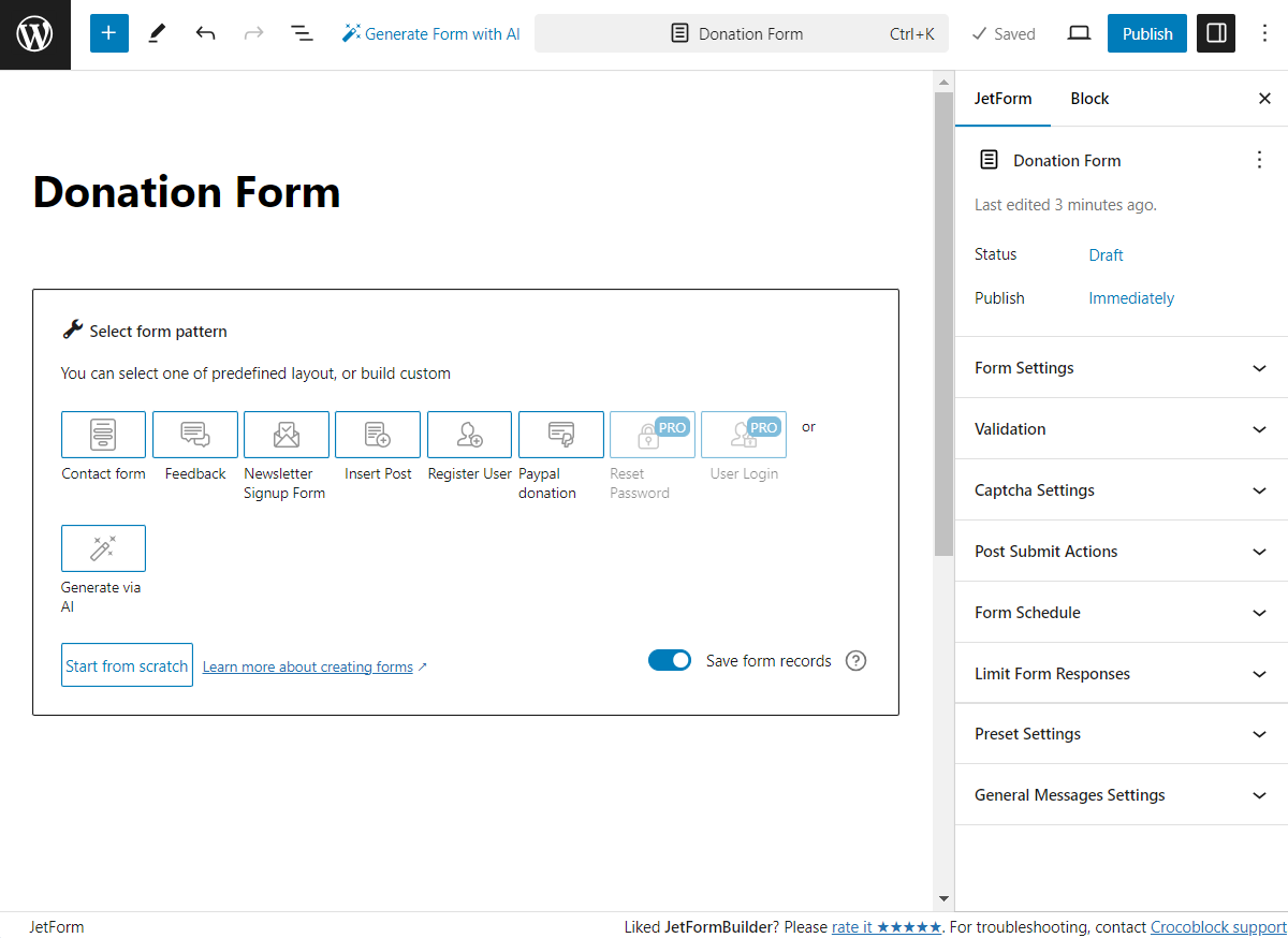 How to Create Donation Form — JetFormBuilder | Crocoblock