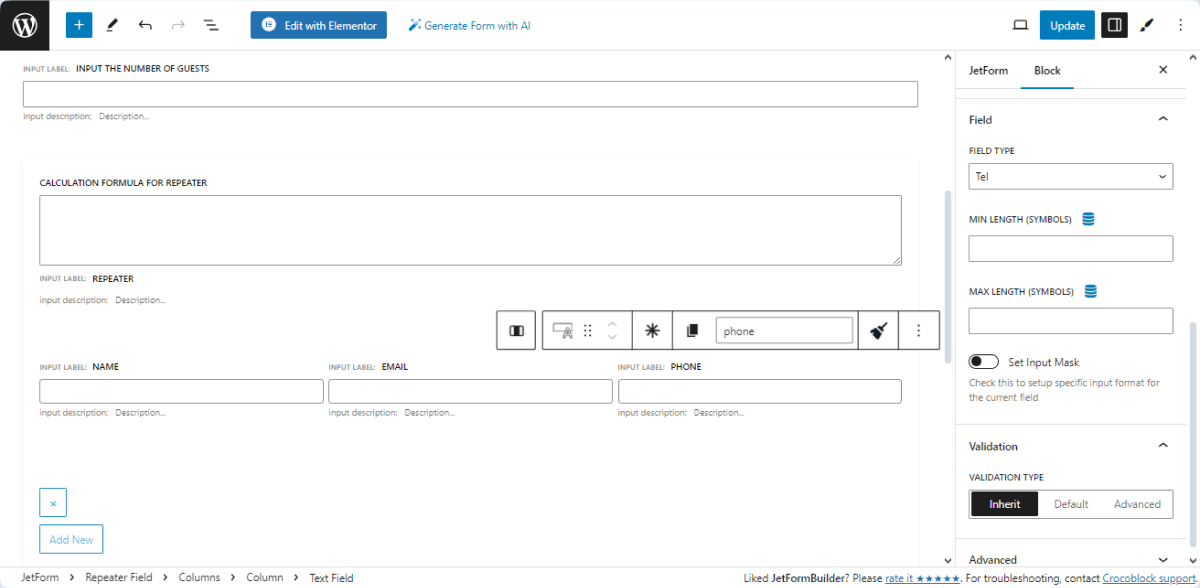 How to Add and Use Dynamic Repeater in the JetFormBuilder Forms | FormBuilder