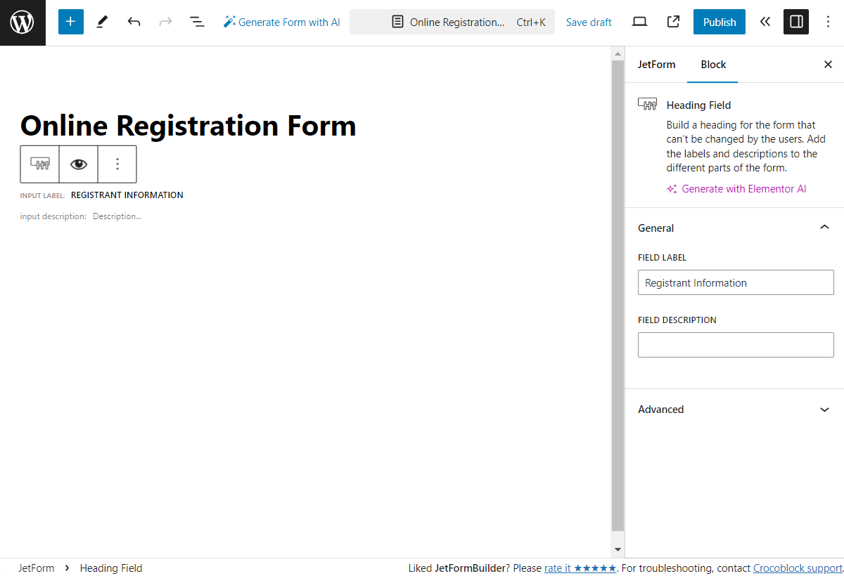 How to Create an Event Registration Form — JetFormBuilder | Crocoblock