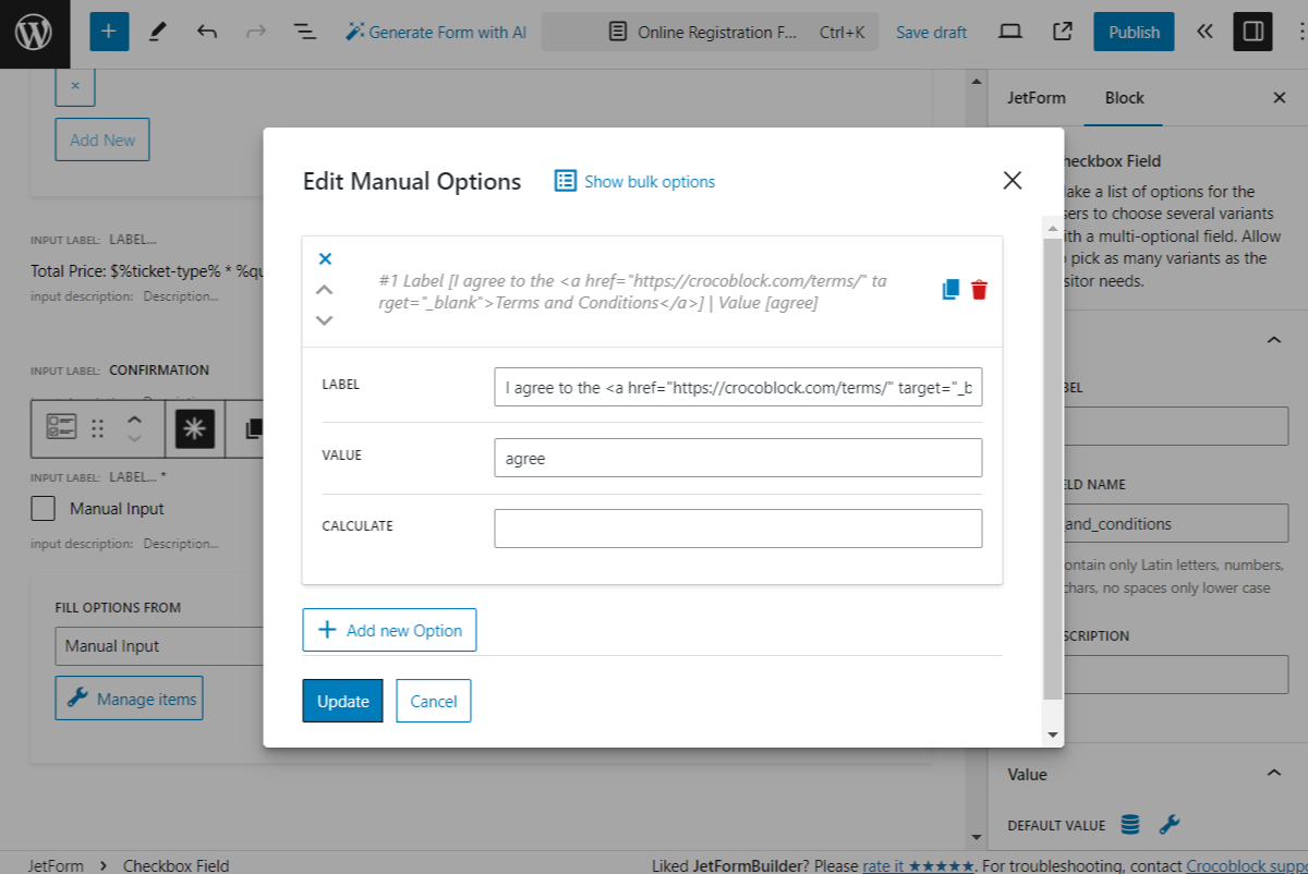 How to Create an Event Registration Form — JetFormBuilder | Crocoblock