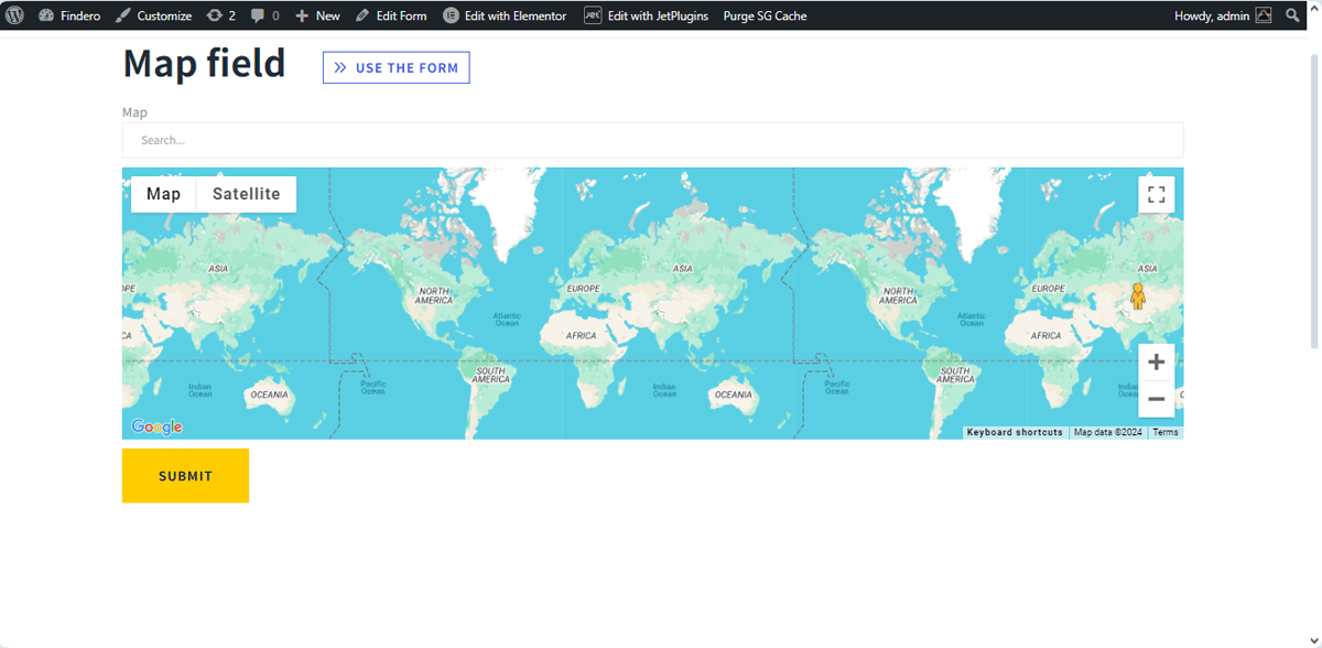 Map Field Overview – JetFormBuilder | Crocoblock