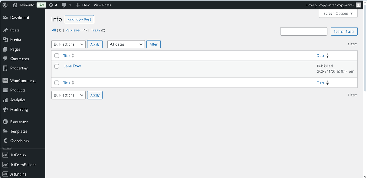 How to Create a Post on Multiple Websites via One Form 一 JetFormBuilder